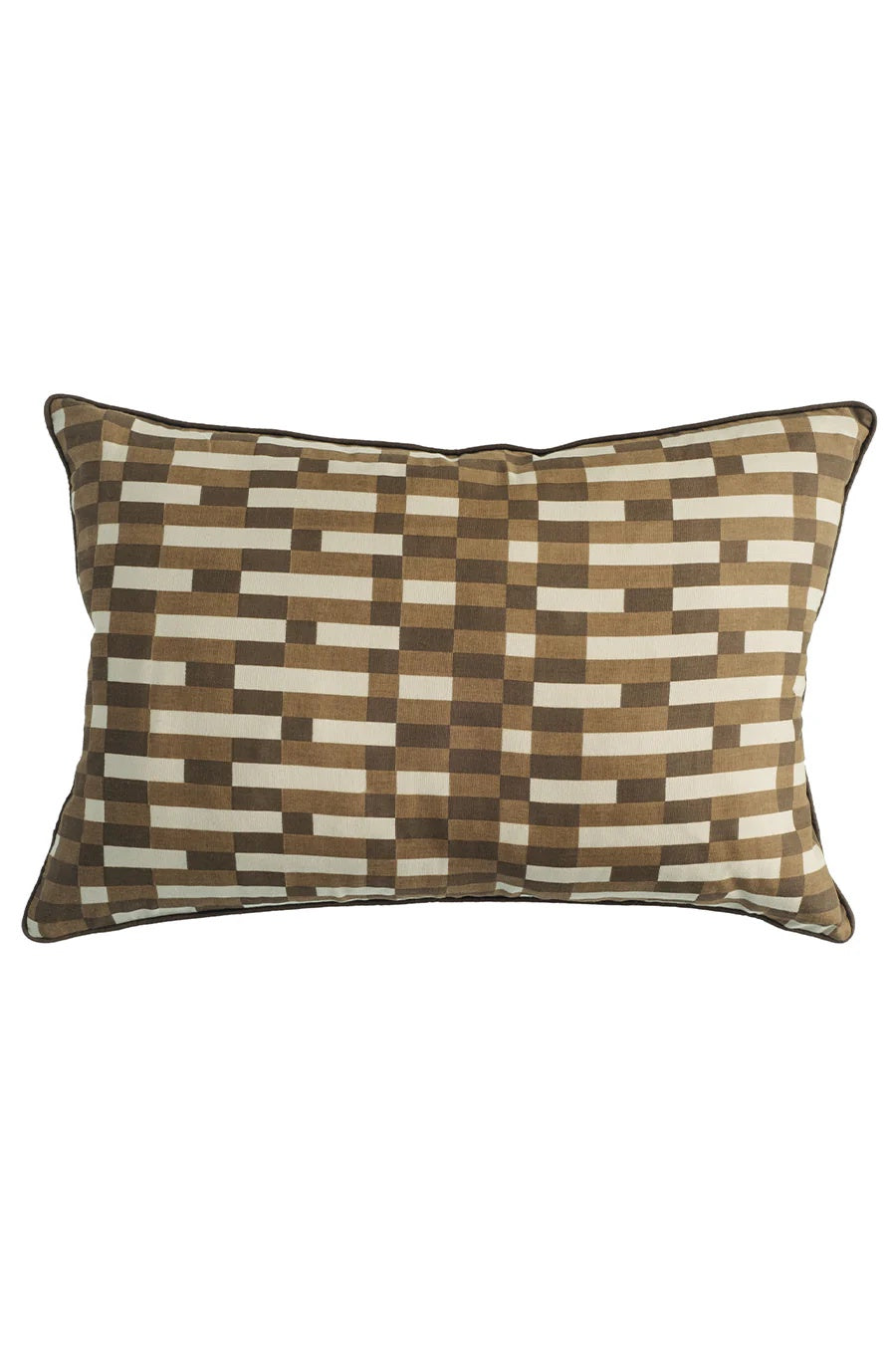 Mattone Cushion - Mocha – The Fabric of Society
